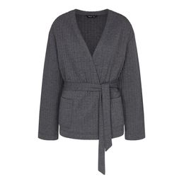 Triumph Morgenmantel Cozy Comfort Robe Top Quilted in DARK GREY MELANGE | Gr.: 40