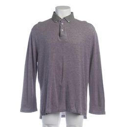 Brunello Cucinelli Freizeithemd / Shirt / Polohemd langarm Herren Gr&ouml;&szlig;e L/XL Second Hand lavendel