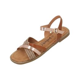 Palado Riemchensandalen in cognac rose combi | Gr.: 38