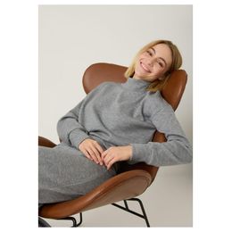 More & More More & More Oversized Turtleneck-Shirt in warm grey melange | Gr.: 46