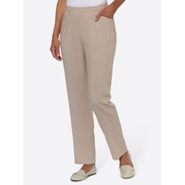 WITT WEIDEN Hose in beige-ecru-bedruckt | Gr.: 50