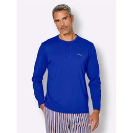 WITT WEIDEN Schlafanzug-Shirt in royalblau | Gr.: 44-46