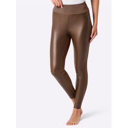 WITT WEIDEN Leggings in schoko | Gr.: 36-38