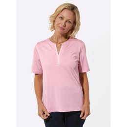 WITT WEIDEN Kurzarmshirt in rosé | Gr.: 38