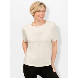 WITT WEIDEN Rundhalsshirt in ecru | Gr.: 38