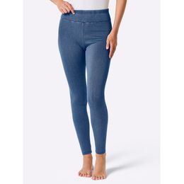 WITT WEIDEN Leggings in mittelblau | Gr.: 40-42