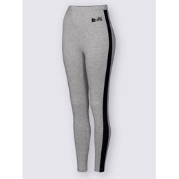 WITT WEIDEN Leggings in grau-meliert-schwarz | Gr.: 48/50