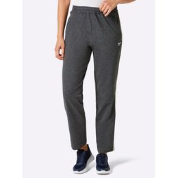 WITT WEIDEN Freizeithose in anthrazit-meliert | Gr.: 36-38
