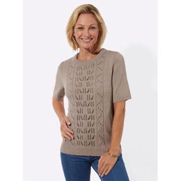 WITT WEIDEN Ajourpullover in sesam | Gr.: 38