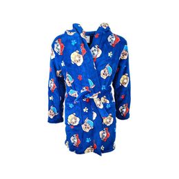 Kinder Bademantel mit Kapuze PAW PATROL in Dunkelblau | Gr.: 122/128