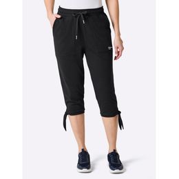 WITT WEIDEN Freizeithose in schwarz | Gr.: 36-38