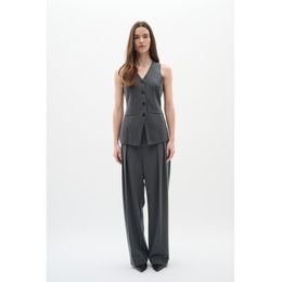 Inwear Weste DalyaIW Gerade Passform in Medium Grey Melange | Gr.: XS