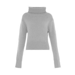 Libbi Damen Sweater in HELLGRAU MELANGE | Gr.: XS/S