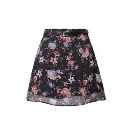 Only Rock 'CATHARINA' Damen Gr&ouml;&szlig;e 36 mint / tanne / dunkellila / schwarz