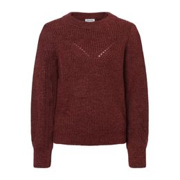 More & More More & More kuscheliger Rippstrickpullover in raisin brown | Gr.: 38