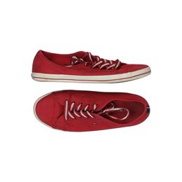 Tommy Hilfiger Sneaker Damen Größe 38 Second Hand rot
