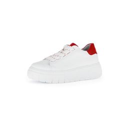 Gabor Fashion Schnürhalbschuh in weiss | Gr.: 40
