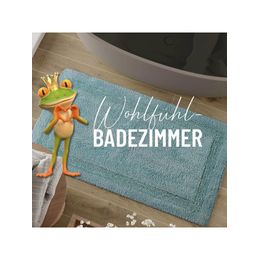 Wecon Home Badteppich Knut in rauch blau | Gr.: 55 x 65 cm