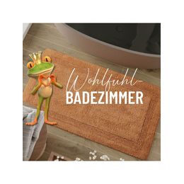 Wecon Home Badteppich Knut in terrakotta | Gr.: 55 x 65 cm