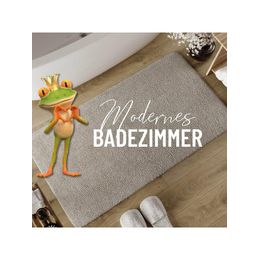Wecon Home Badteppich Erik in greige | Gr.: 55 x 65 cm