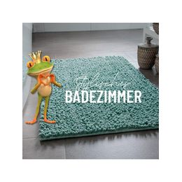 Wecon Home Badteppich Benno in mint grün | Gr.: 50x60 cm