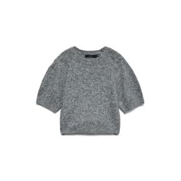 Véro Moda Vero Moda Strickpullover in Medium Grey Melange | Gr.: XL