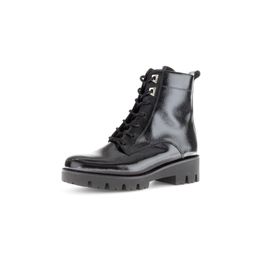 Gabor Comfort Schnür-, Schlupfstiefel in schwarz | Gr.: 38
