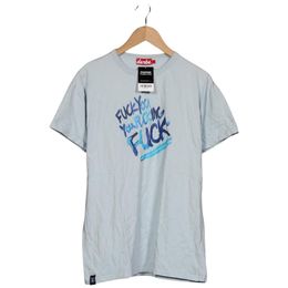 Derbe T-Shirt Herren Gr&ouml;&szlig;e L Second Hand hellblau
