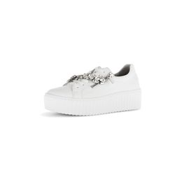 Gabor Fashion Schnürhalbschuh in weiss | Gr.: 39