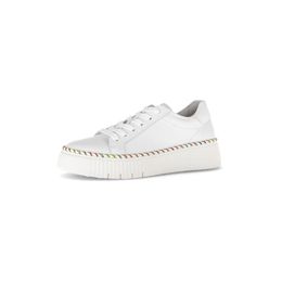 Gabor Fashion Schnürhalbschuh in weiss | Gr.: 38