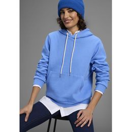 Delmao Kapuzensweatshirt in hellblau | Gr.: 40-42