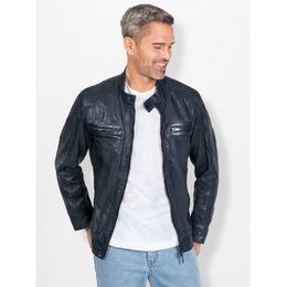 WITT WEIDEN Leder-Jacke in rauchblau | Gr.: 48