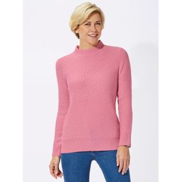 WITT WEIDEN Stehkragenpullover in pink | Gr.: 40