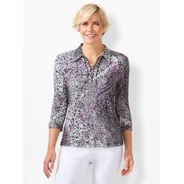 WITT WEIDEN Poloshirt in orchidee-bedruckt | Gr.: 40