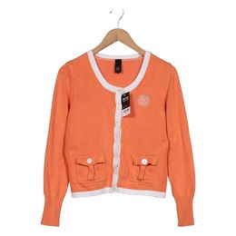 B.C. Best Connections by Heine Strickjacke Damen Gr&ouml;&szlig;e M Second Hand orange