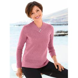 WITT WEIDEN V-Ausschnitt-Pullover in erika | Gr.: 40