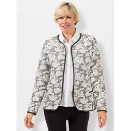 WITT WEIDEN Jacquardblazer in grau-gemustert | Gr.: 42