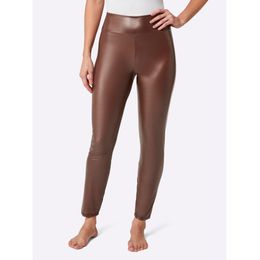WITT WEIDEN Leggings in schoko | Gr.: 36-38