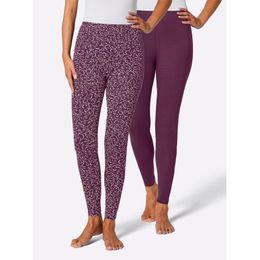 WITT WEIDEN Leggings in bordeaux | Gr.: 40-42