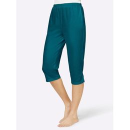 WITT WEIDEN Capri-Hosen in petrol + taupe | Gr.: 52/54