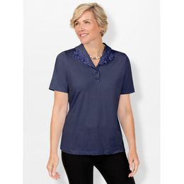 WITT WEIDEN Poloshirt in nachtblau | Gr.: 42