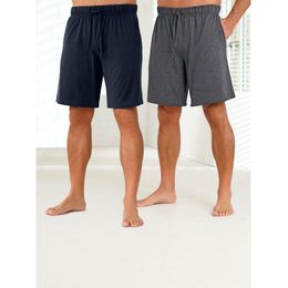 WITT WEIDEN Hose kurz in marine + anthrazit-meliert | Gr.: 44-46