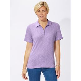 WITT WEIDEN Poloshirt in flieder-meliert | Gr.: 38