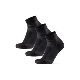DANISH ENDURANCE Wandersocken Merino Hiking Low in schwarz | Gr.: 43-47