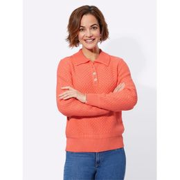 WITT WEIDEN Polopullover in koralle | Gr.: 42