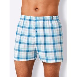 WITT WEIDEN Boxershorts in anthrazit-topas-kariert | Gr.: 8