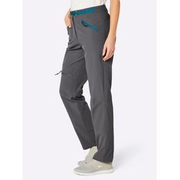 WITT WEIDEN Funktions-Hose in anthrazit-aquapetrol | Gr.: 54