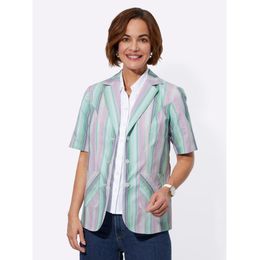 WITT WEIDEN Blusenblazer in orchidee-jeansblau-gestreift | Gr.: 40