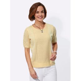 WITT WEIDEN Bouclé-Pullover in vanille | Gr.: 48