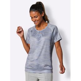 WITT WEIDEN Funktions-Shirt in taubenblau-meliert | Gr.: 52/54